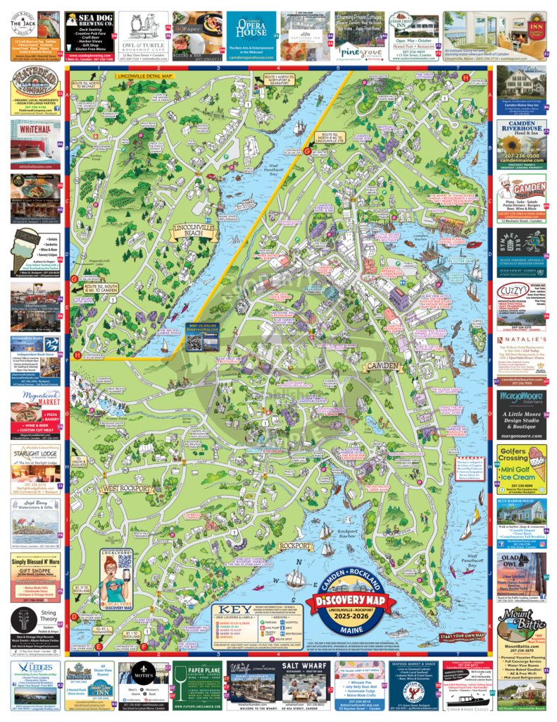 Camden & Rockland, ME - Discovery Map