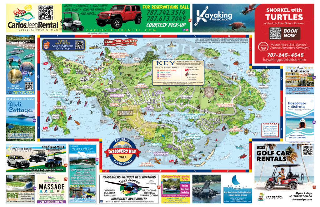 Culebra, Puerto Rico - Discovery Map