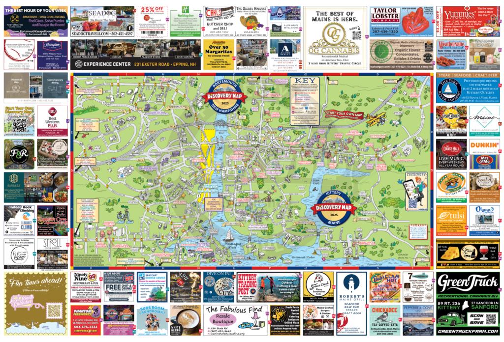 Portsmouth & Kittery, NH - Discovery Map