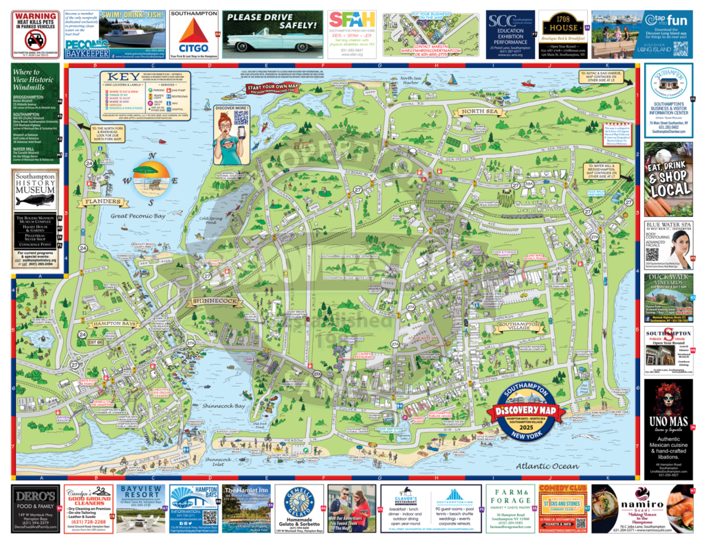 Southampton, NY - Discovery Map