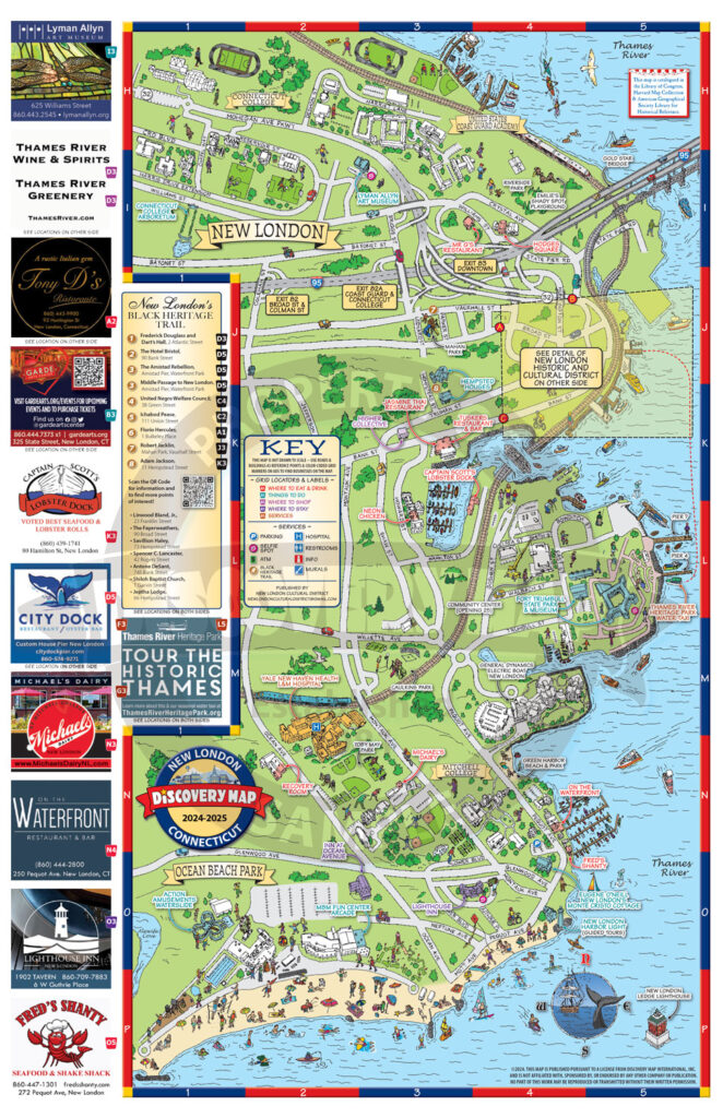 New London, CT - Discovery Map