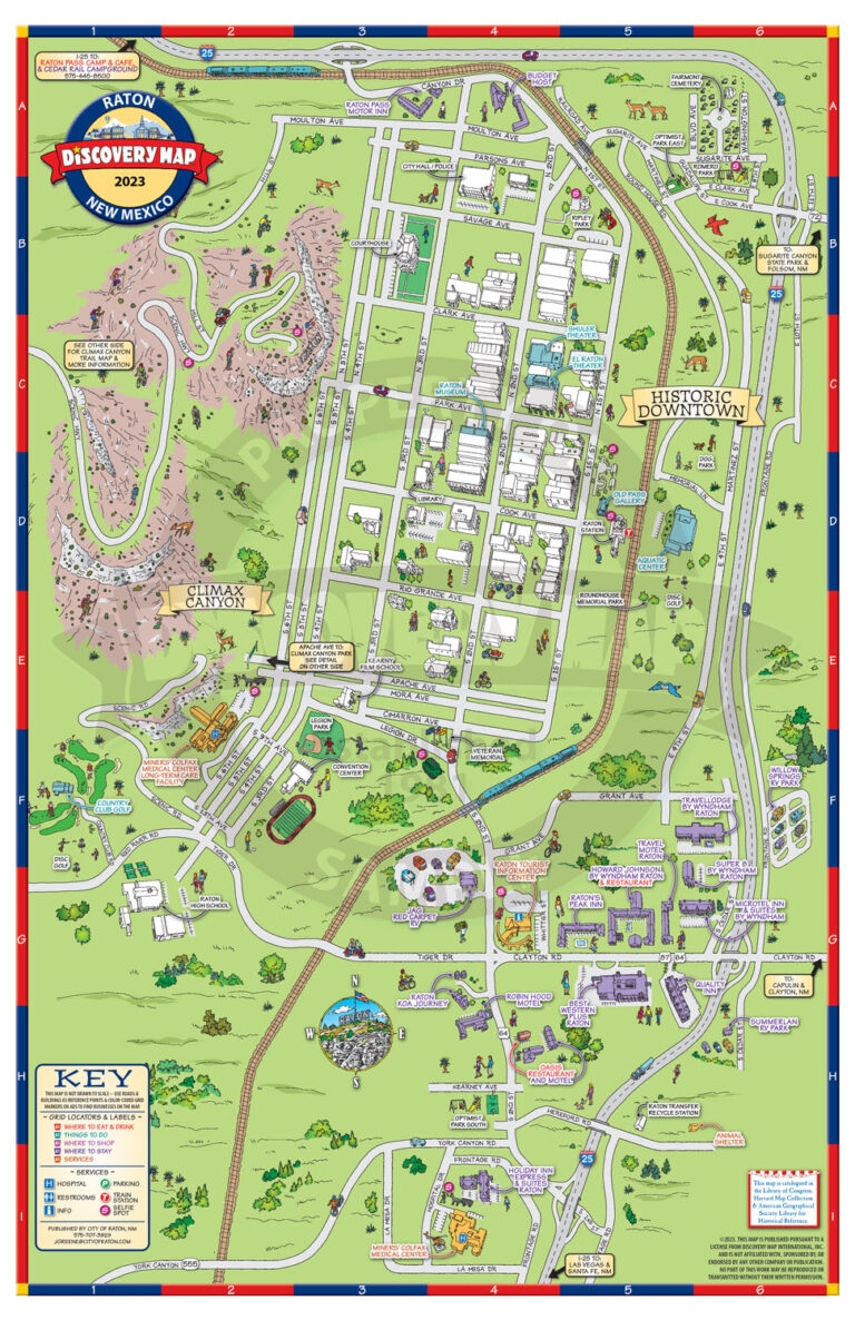 Raton, NM - Discovery Map
