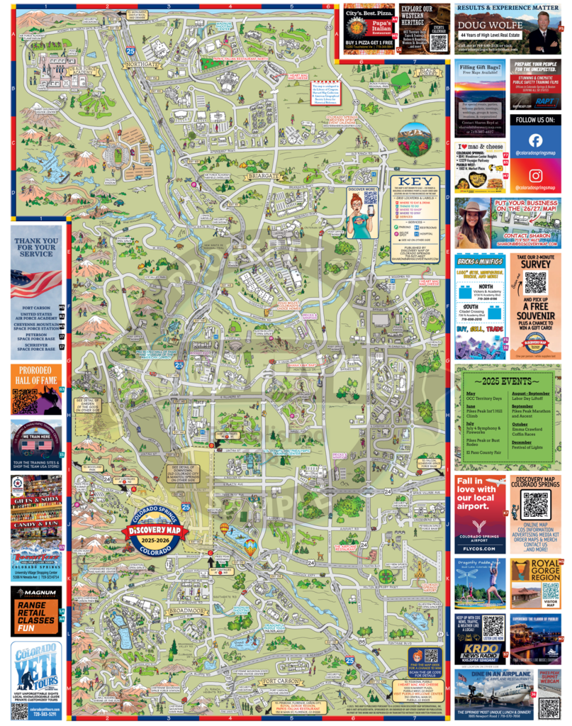 Colorado Springs, CO - Discovery Map
